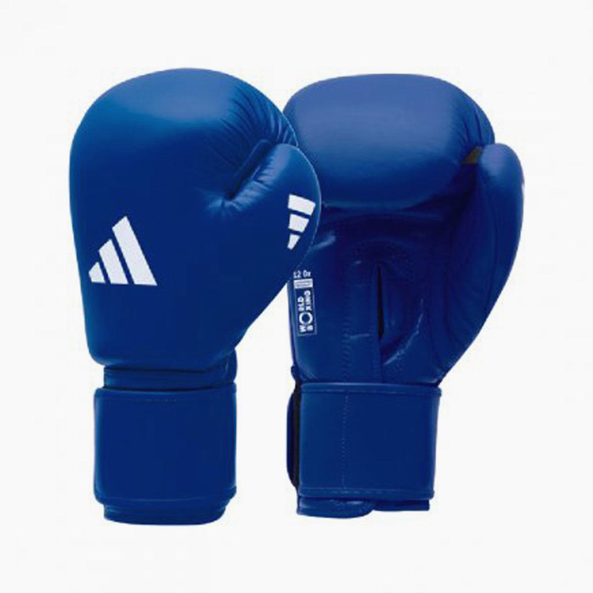 Guantes de boxeo de Boxeo Adidas Aprobados World Boxing Azul - Guantes ...