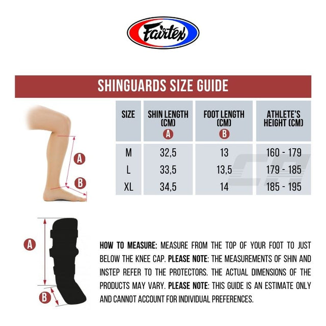 Espinilleras Fairtex SP7 Con Parapies Separables – Combat Arena