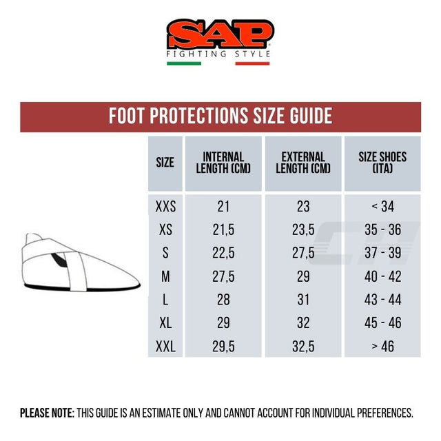 Protecciones de pie SAP Raptor 2.0 de Kick Boxing – Combat Arena