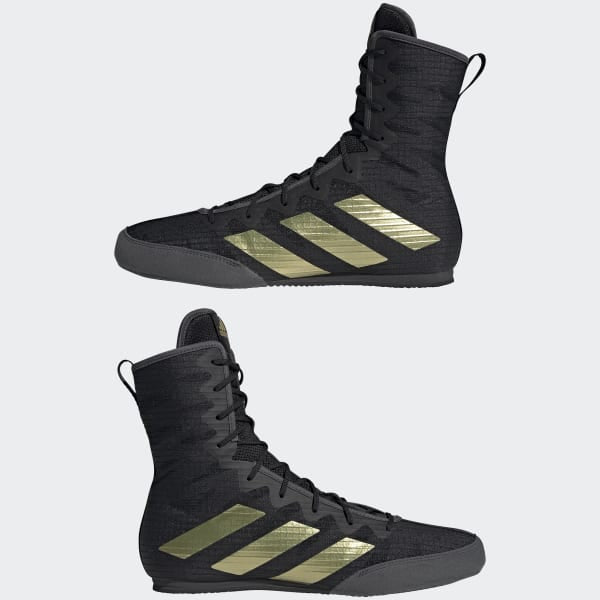 Botas de boxeo Adidas Box Hog 4 Negro-Oro CombatArena.es – Combat Arena